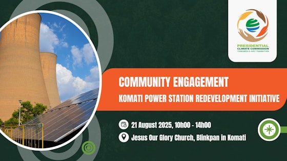 MEDIA ADVISORY: PCC COMMUNITY ENGAGEMENT ON KOMATI POWER STATION RE...